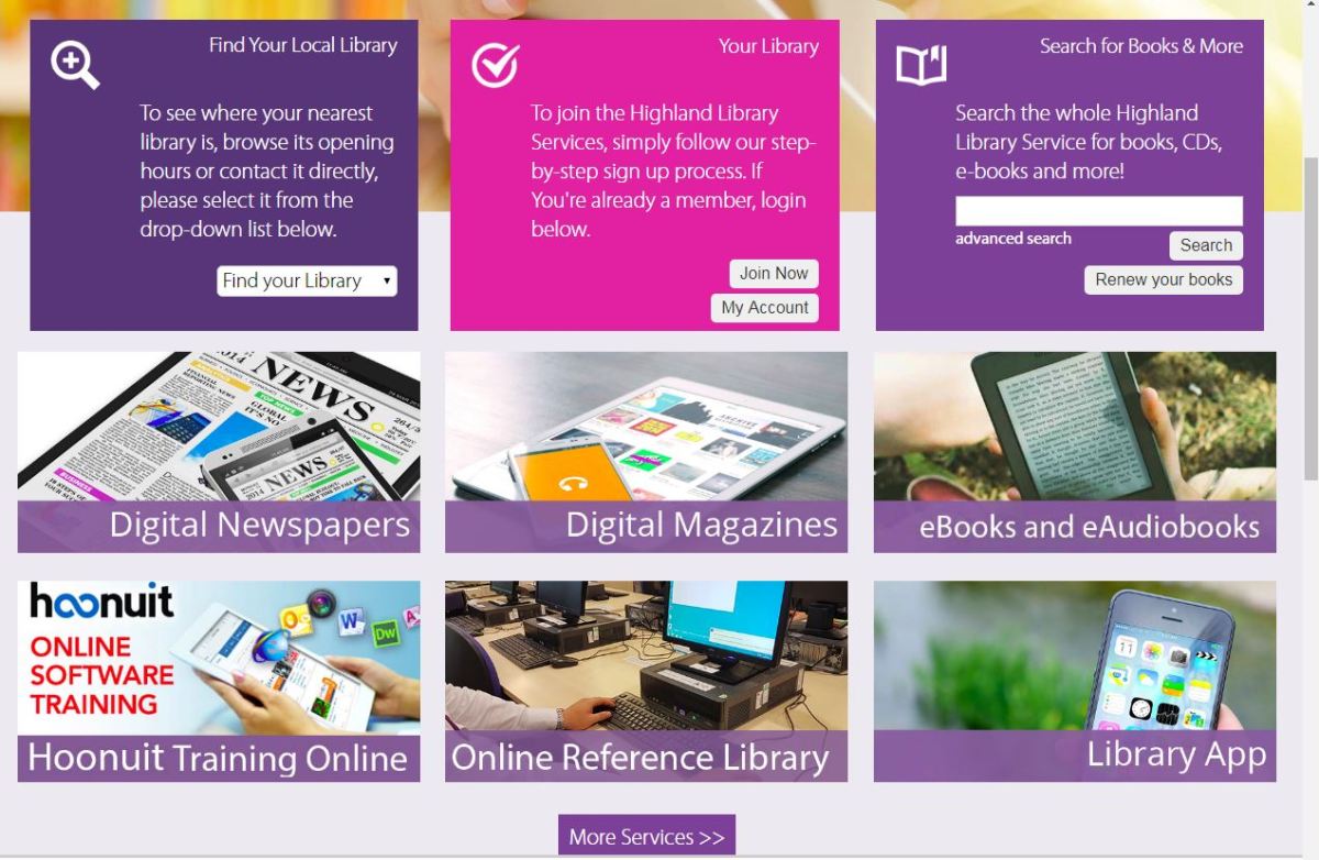 Using Highland Libraries on Chromebooks | Invergordon Academy